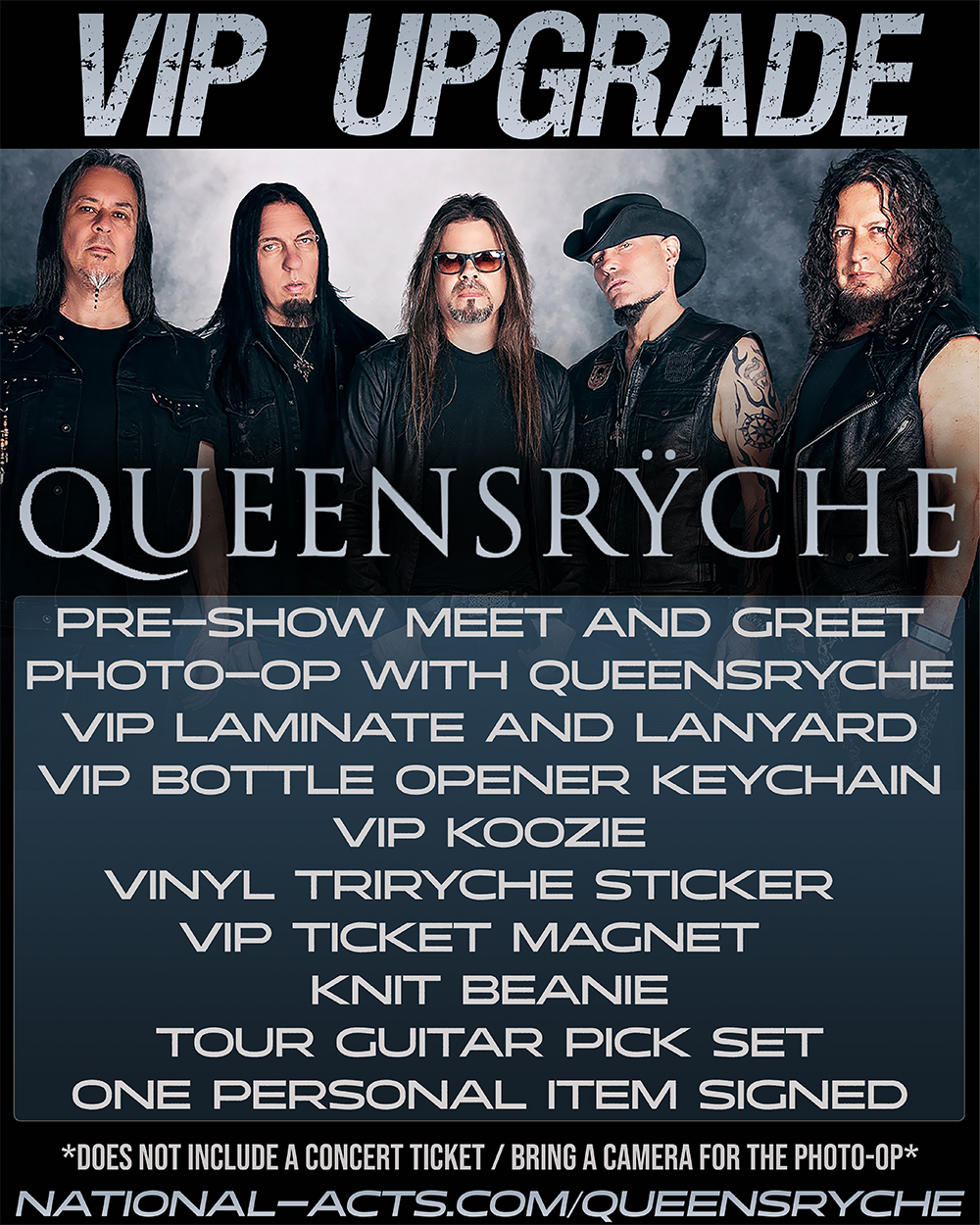 National Acts - Queensryche VIP - Wilkes-Barre, PA