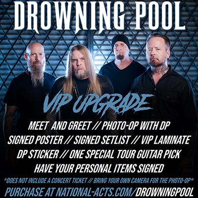 Drowning Pool VIP Upgrades and Concert Tickets