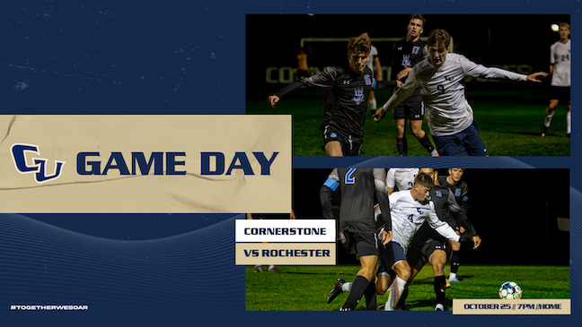 CU Golden Eagles - Men's Soccer - Cornerstone vs. Rochester University