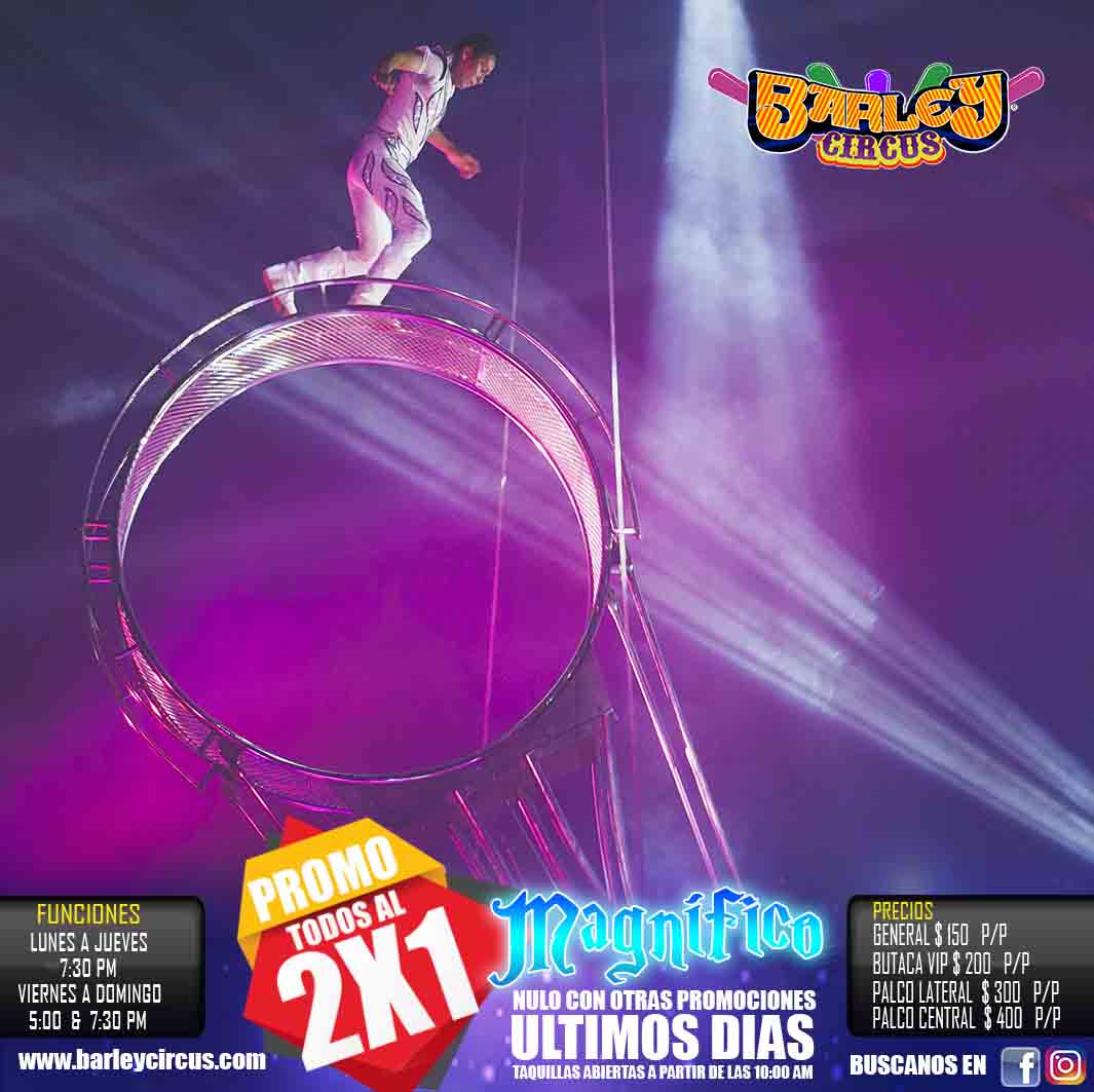 BARLEY CIRCUS EL MAS GRANDE DEL PAIS - Tour Magnifico Tampico 22/03 ...