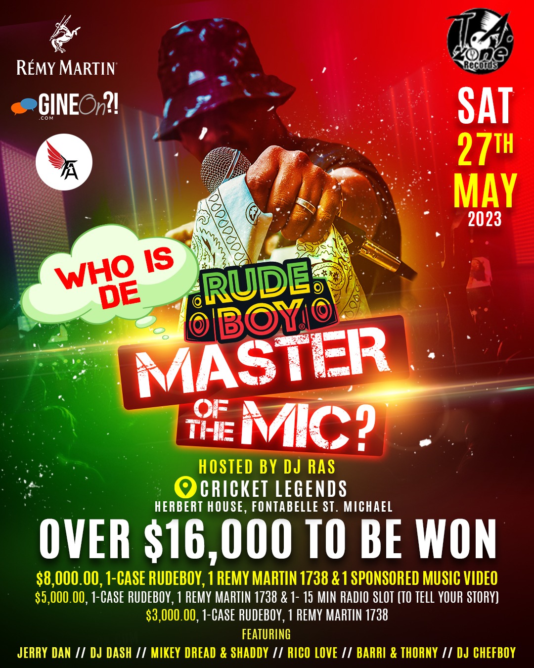 Ticketpal Caribbean Inc. - Who is the Rude Boy Master of the Mic