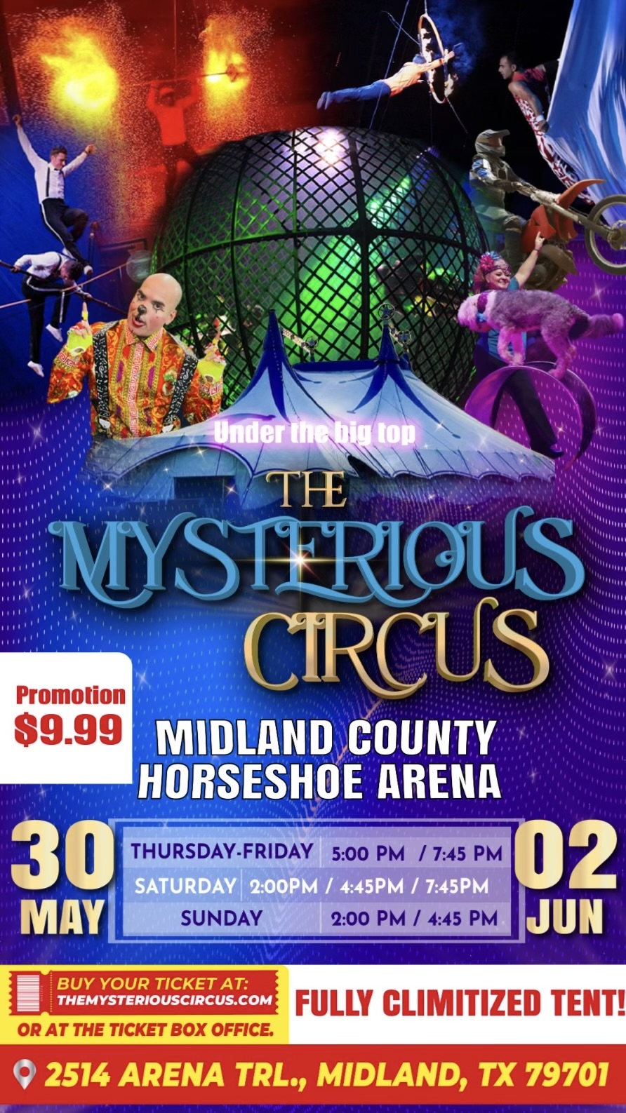 The Mysterious Circus - Events