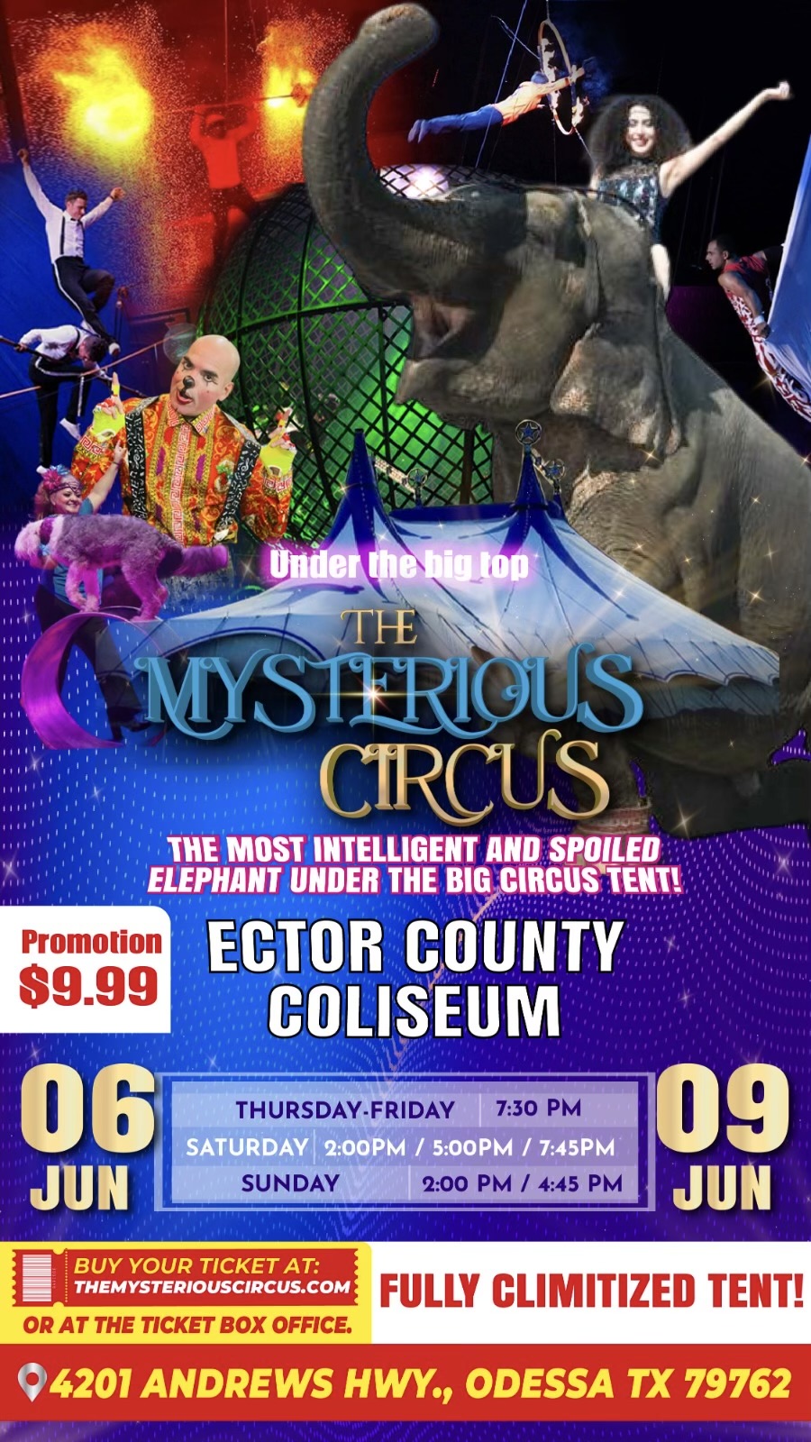 The Mysterious Circus - Events