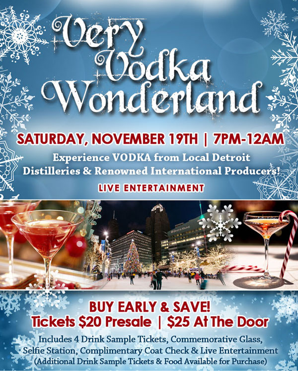 Detroit Social Events - Vodka Wonderland 2016