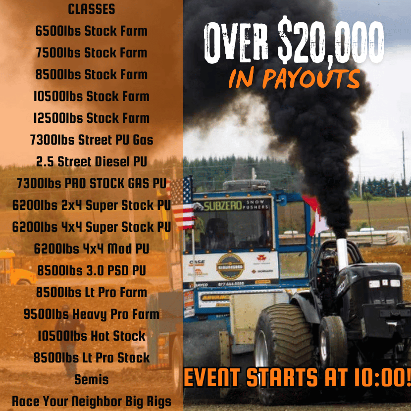 Spud Speedway - International Super Pull - July 6th